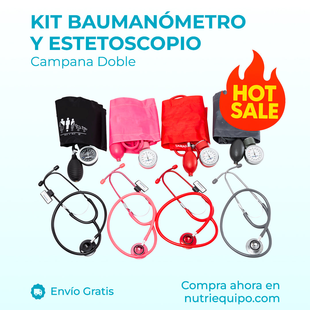 Kit de Baumanómetro y Estetoscopio de Doble Campana